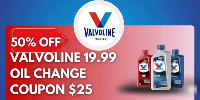50 Off Valvoline 19.99 Oil Change Coupon 25 2025